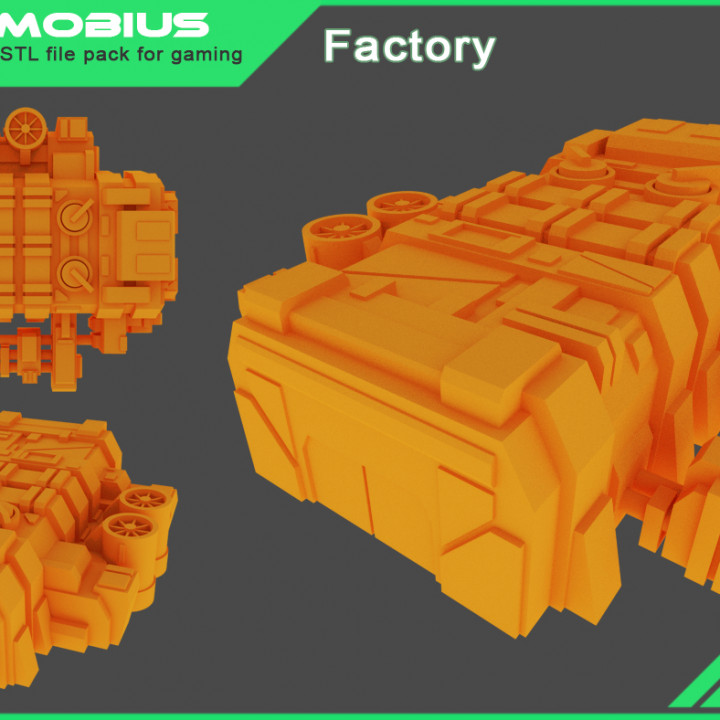 3D Printable Scifi Structures Vol 1 by Project Mobius