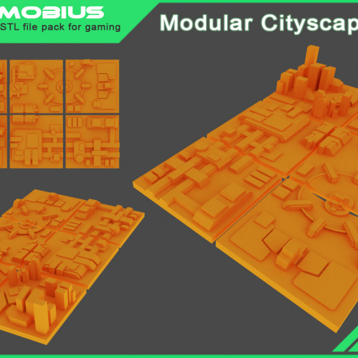 3D Printable Scifi Structures Vol 1 by Project Mobius