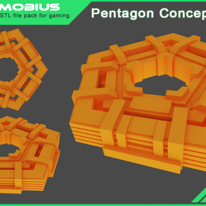 3D Printable Scifi Structures Vol 1 by Project Mobius