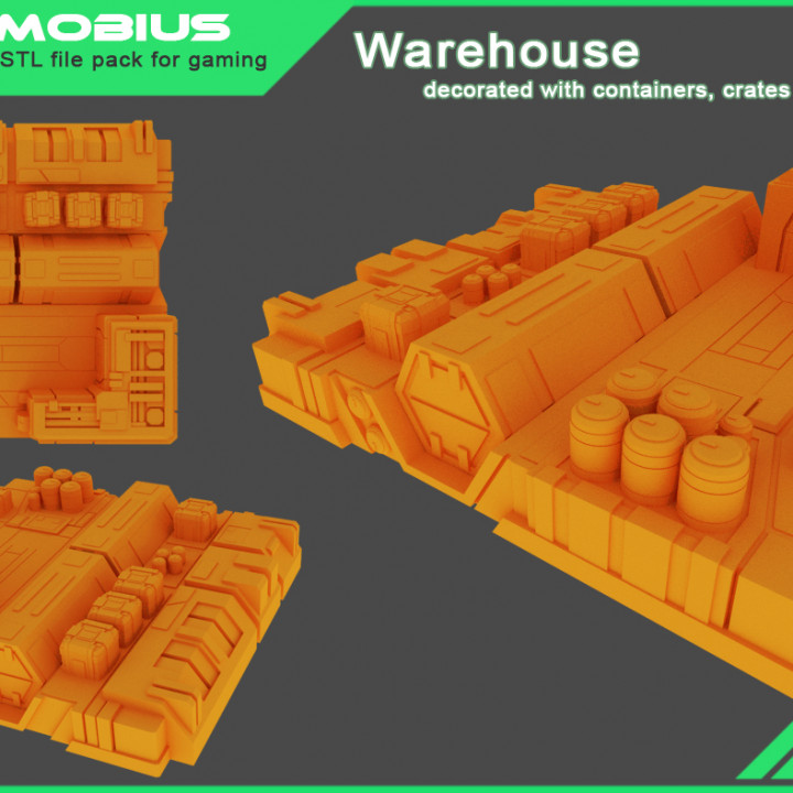 3D Printable Scifi Structures Vol 1 by Project Mobius