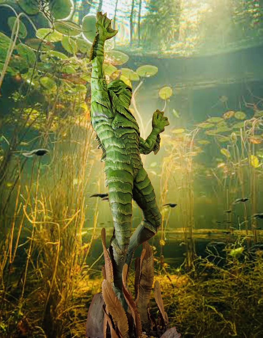 3D Printable Creature from the black lagoon by Heroes and Beasts