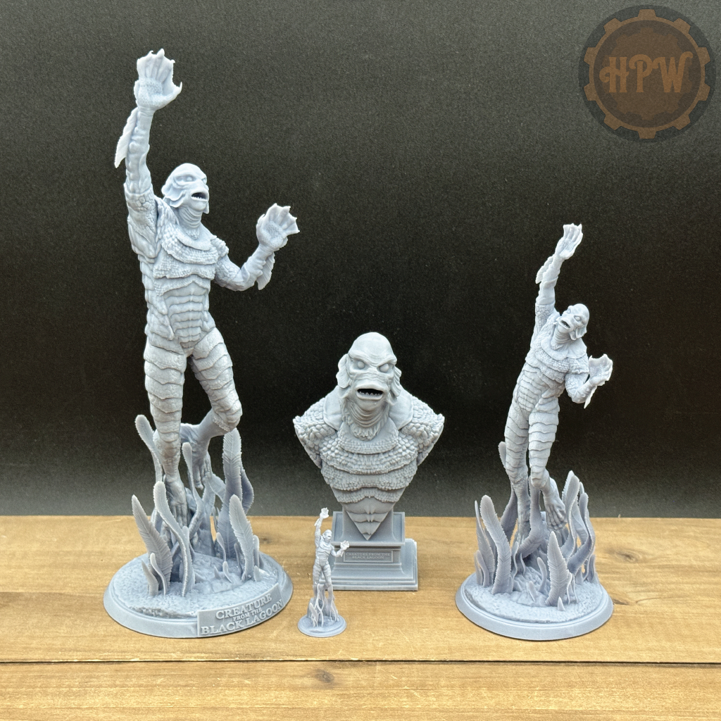 3D Printable Creature from the black lagoon by Heroes and Beasts