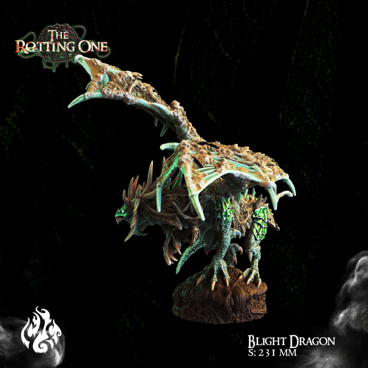 3D Printable Blight Dragon by Crippled God Foundry