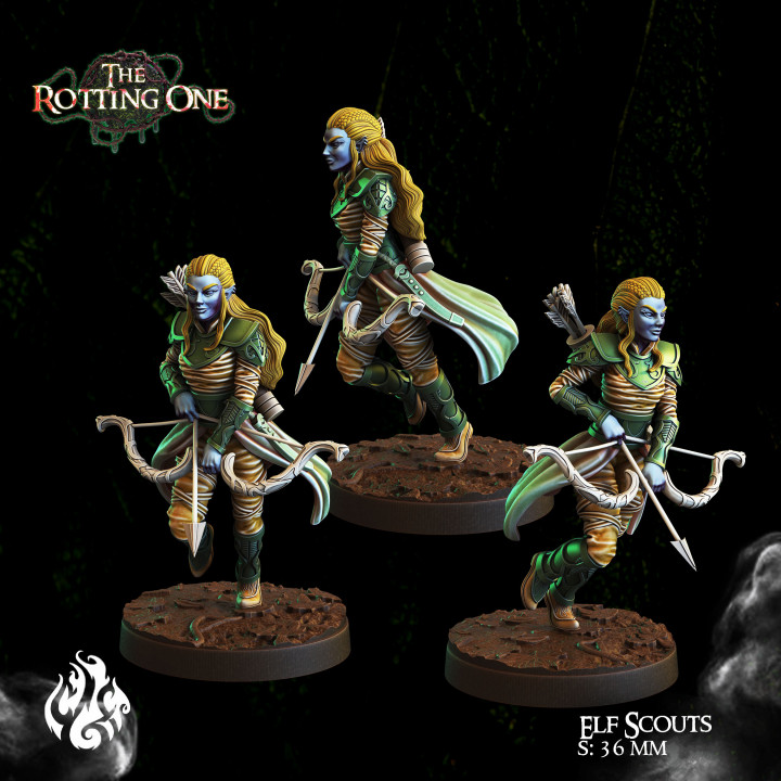 3D Printable Elf Scouts by Crippled God Foundry