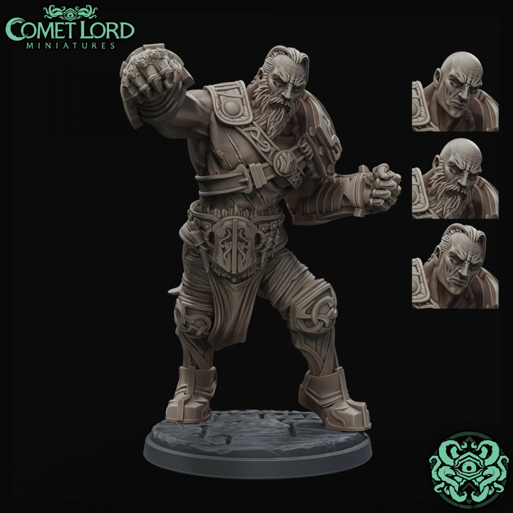 3D Printable Kargaath, The Goliath Brawler by Comet Lord Miniatures