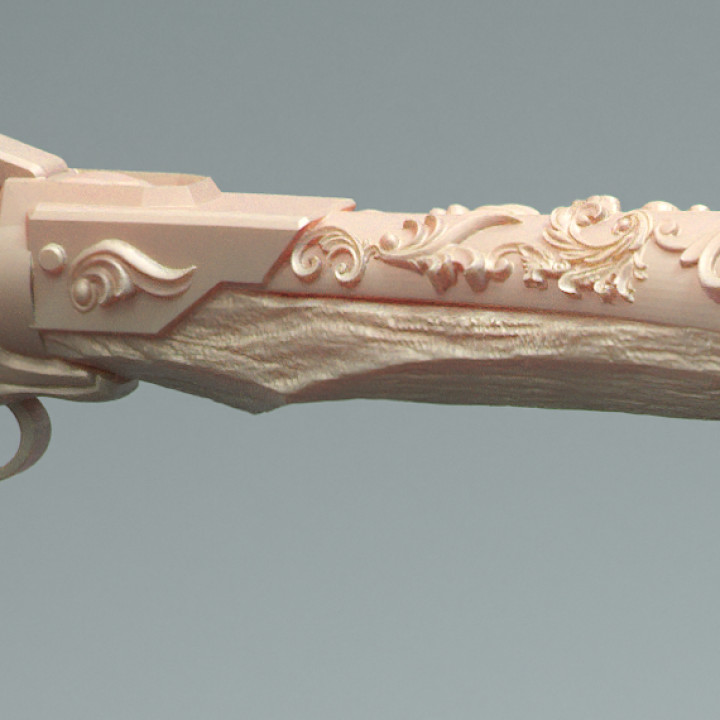 3D Printable Gothic Hunter Gun by 3DArtGuy