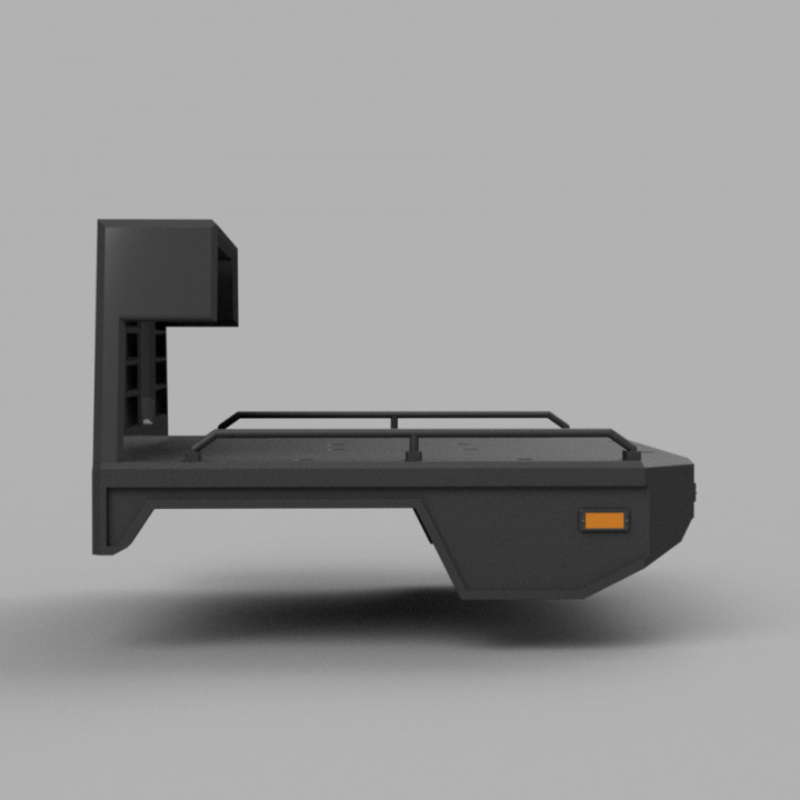 3D Printable SCX10 III GLADIATOR FLATBED by Ian Jim