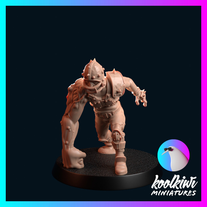 3D Printable Fantasy Football - Tainted Outcasts - Lineman 9 by ...