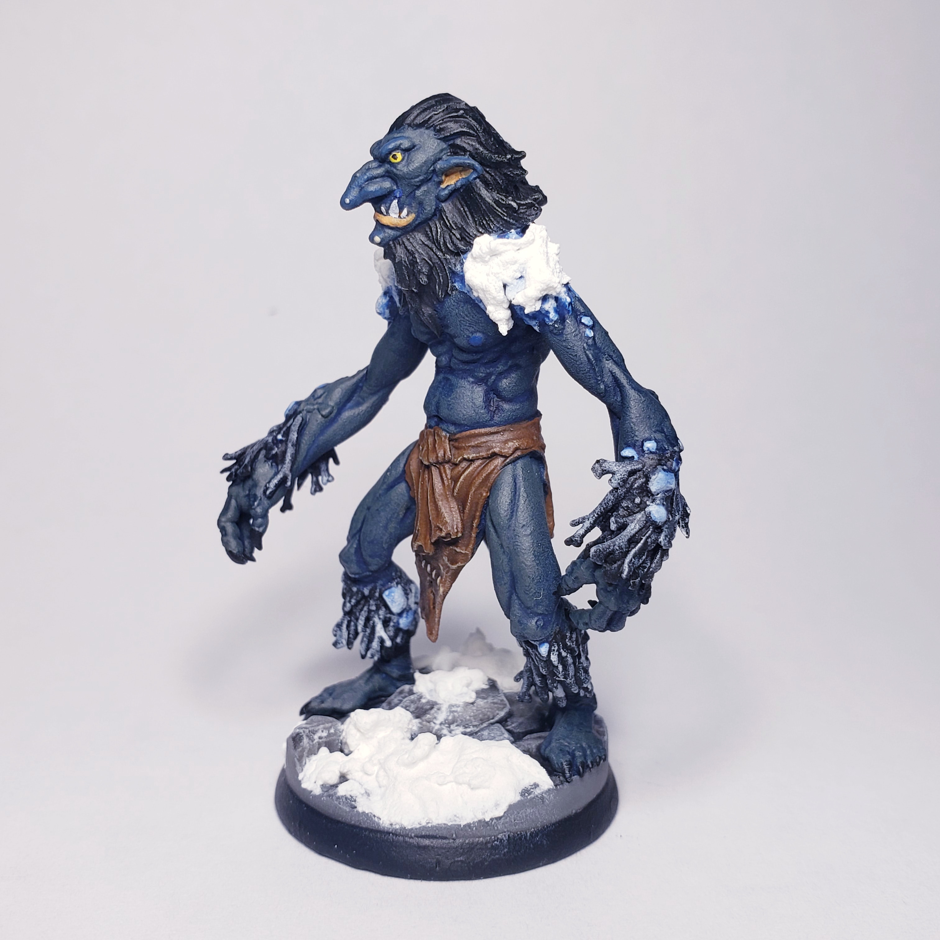 3D Printable Troll V1 32 mm pre-supported by White Werewolf Tavern