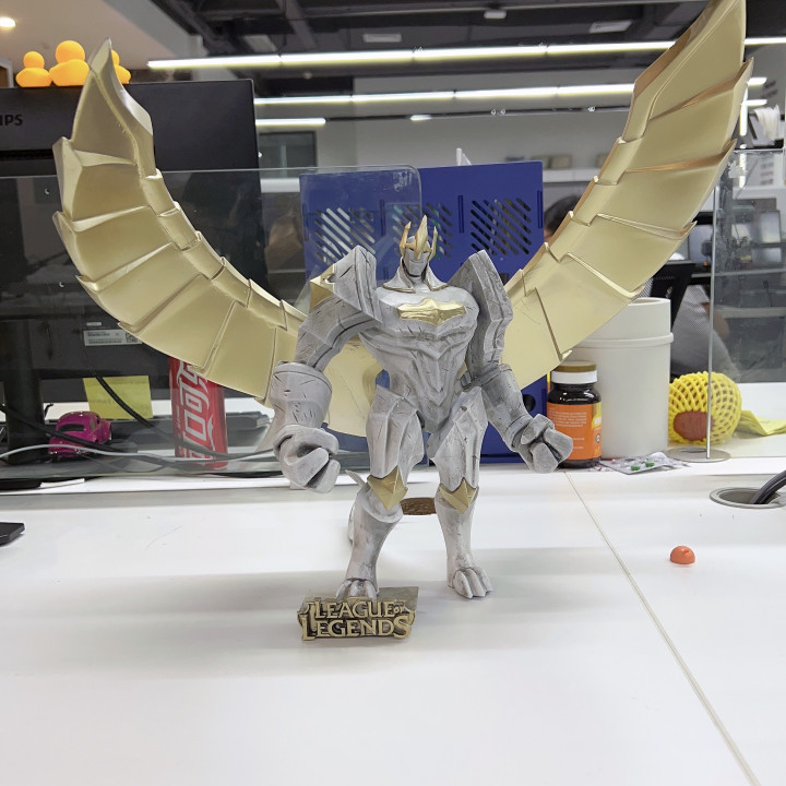 3D Printable League of Legends Galio by bin chen