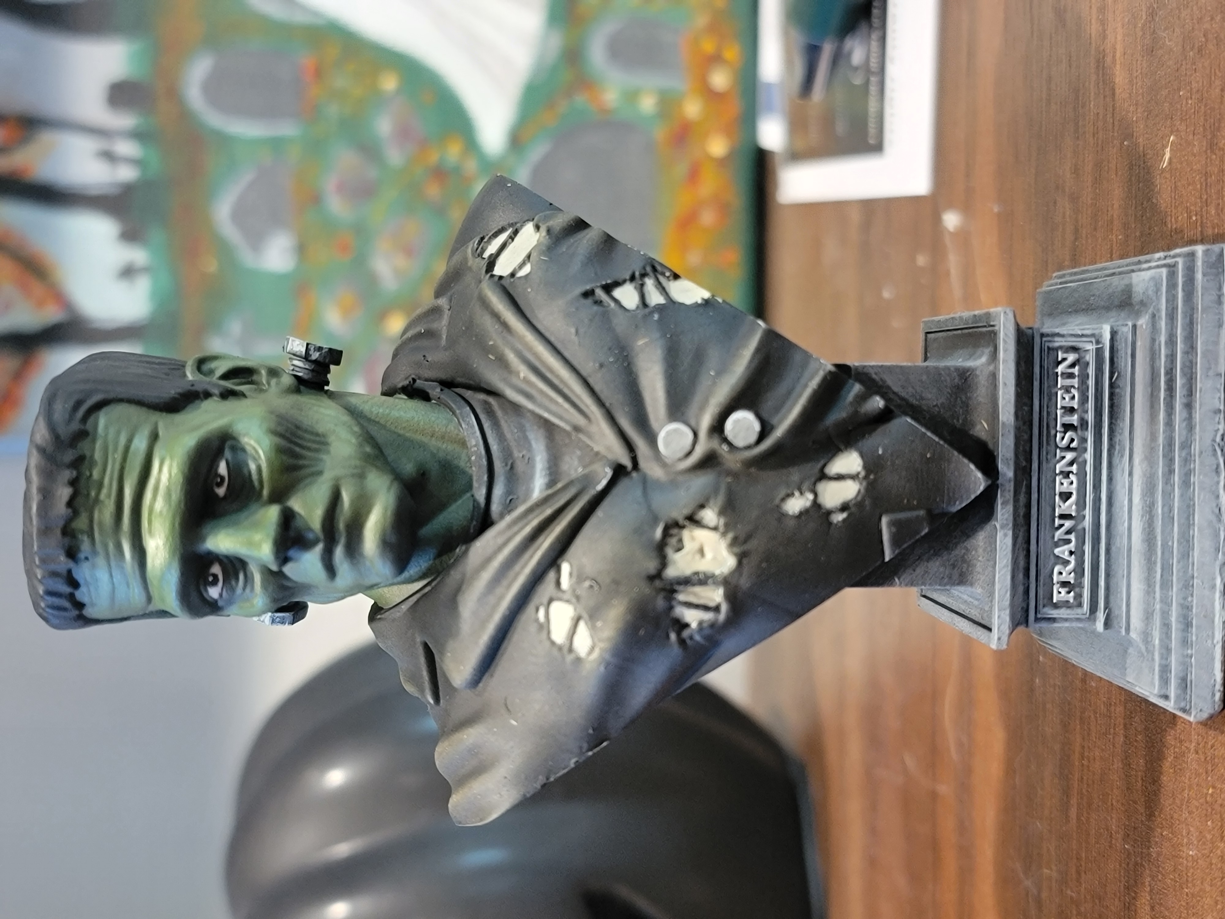 3D Printable Frankenstein BUST by Heroes and Beasts