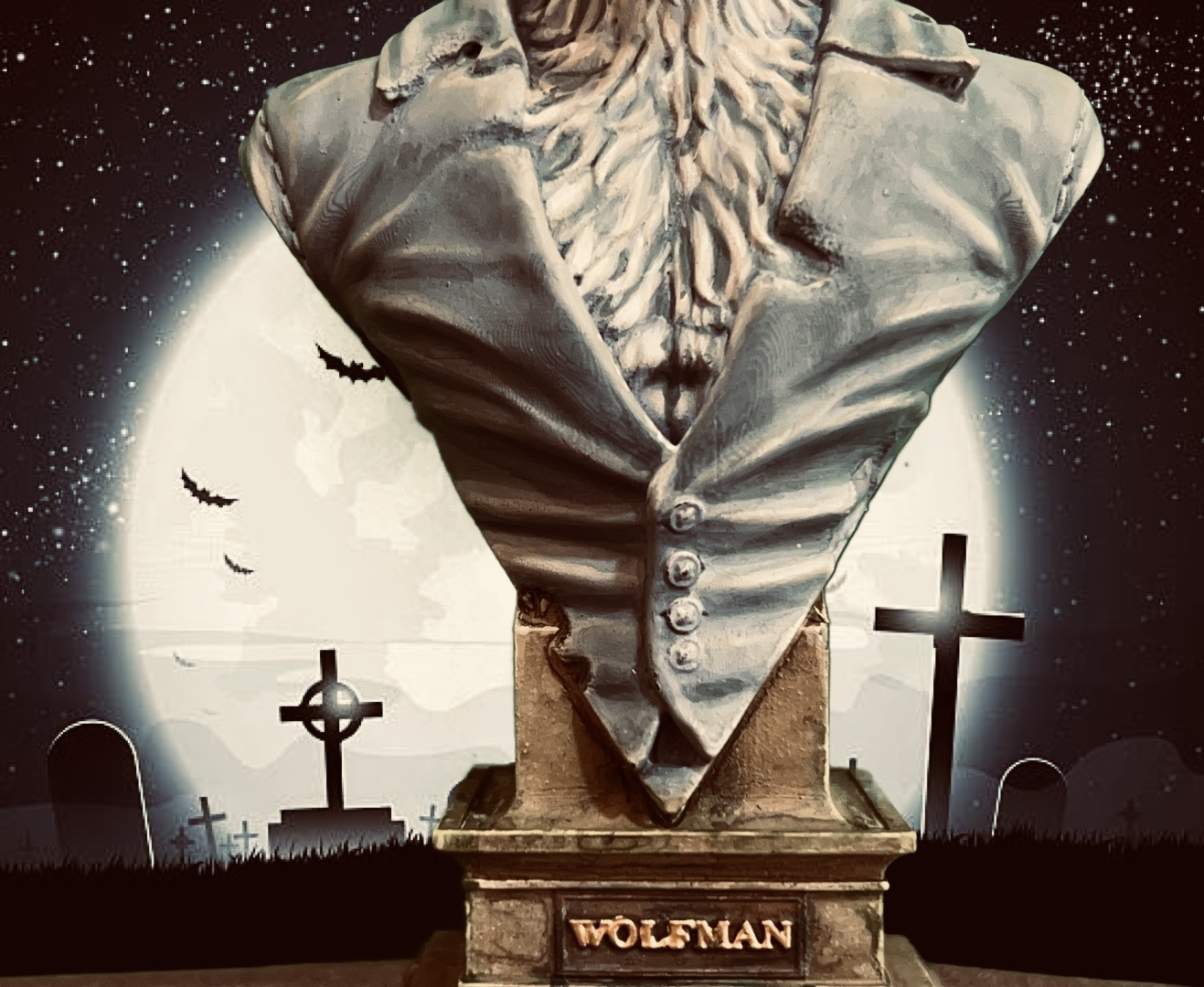 3D Printable The Wolfman bust by Heroes and Beasts