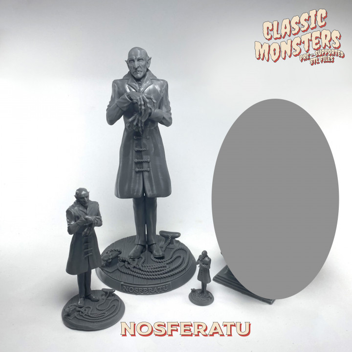 3D Printable nosferatu ( bust NOT included) by Heroes and Beasts
