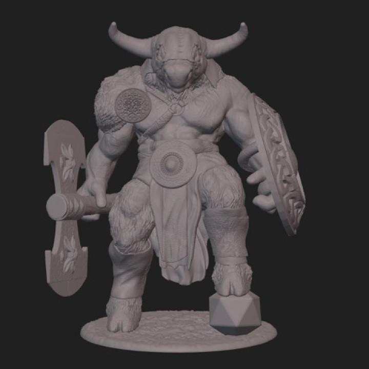 3D Printable Minotaur by Icono Cybernetica 3D