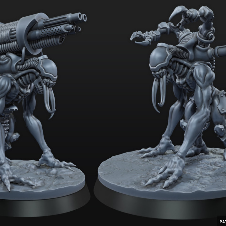 3D Printable Weapon Platform Husks by Dorkfactory Miniatures