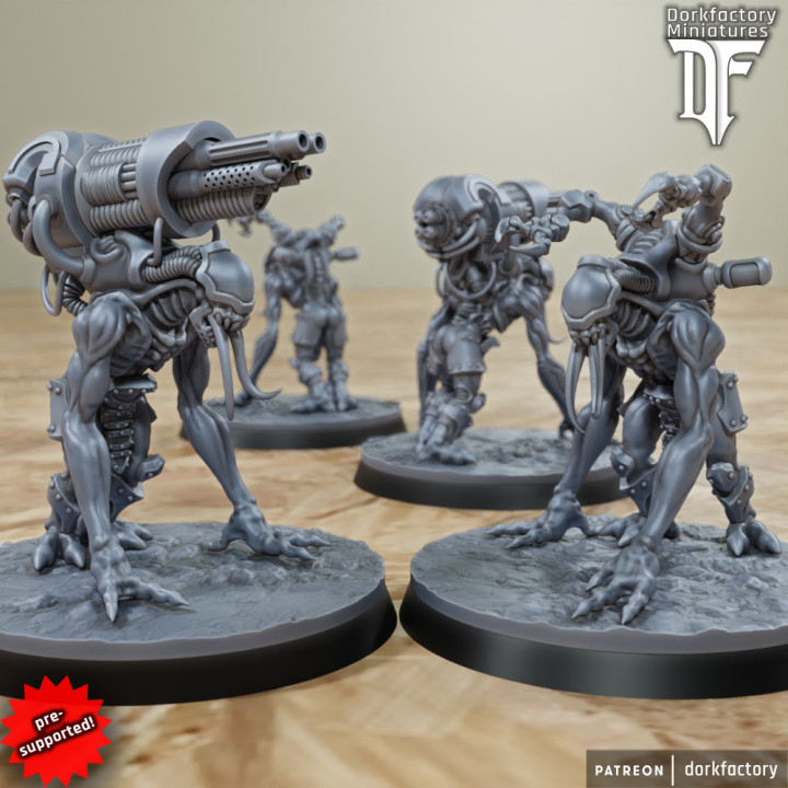 3D Printable Weapon Platform Husks by Dorkfactory Miniatures