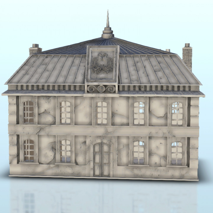 3D Printable Modern building 14 - Architecture Urban Scenery Modern ...