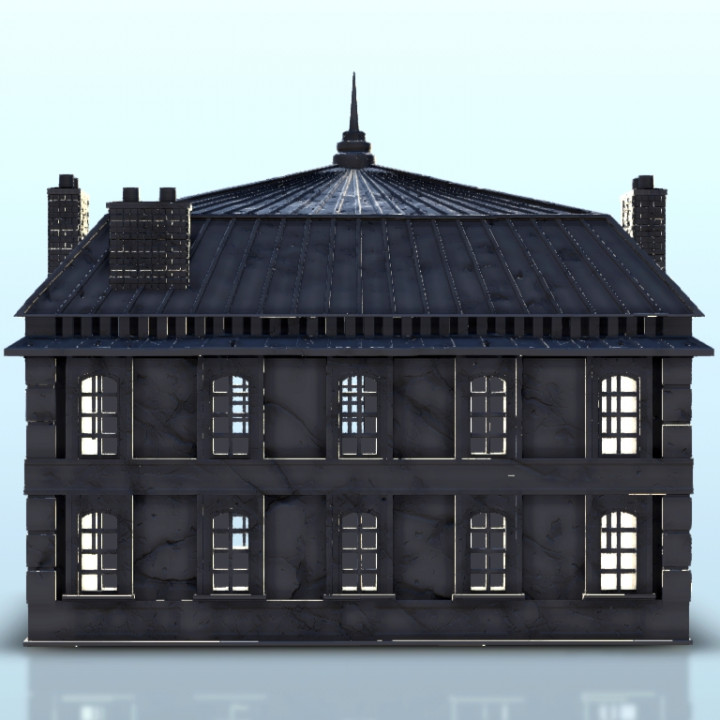 3D Printable Modern building 14 - Architecture Urban Scenery Modern ...