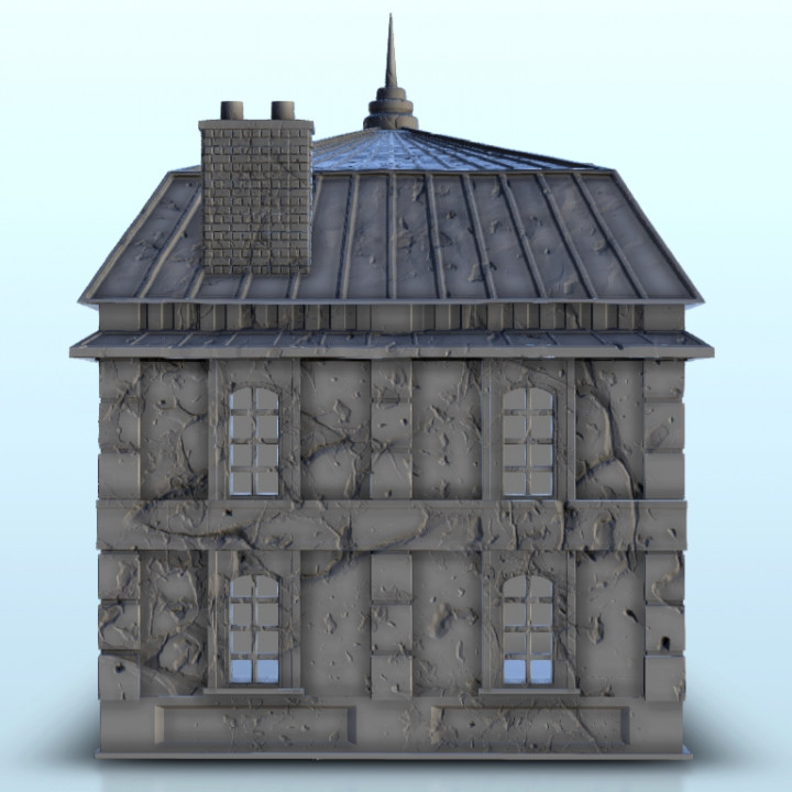 3D Printable Modern building 14 - Architecture Urban Scenery Modern ...