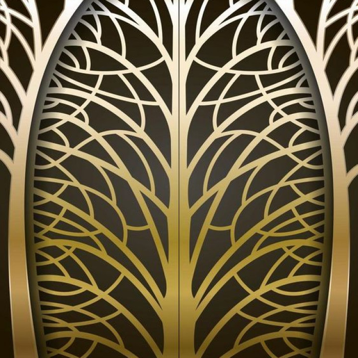 3D Printable 3d tree gate door 3d printer cnc by Abanob Anwar