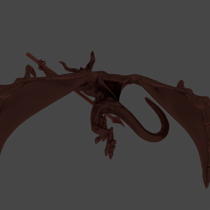 3D Printable Spear Demon by Elias
