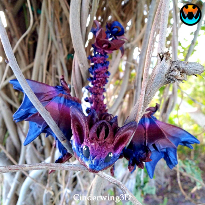 3D Printable Nightwing Dragon by Cinderwing3D