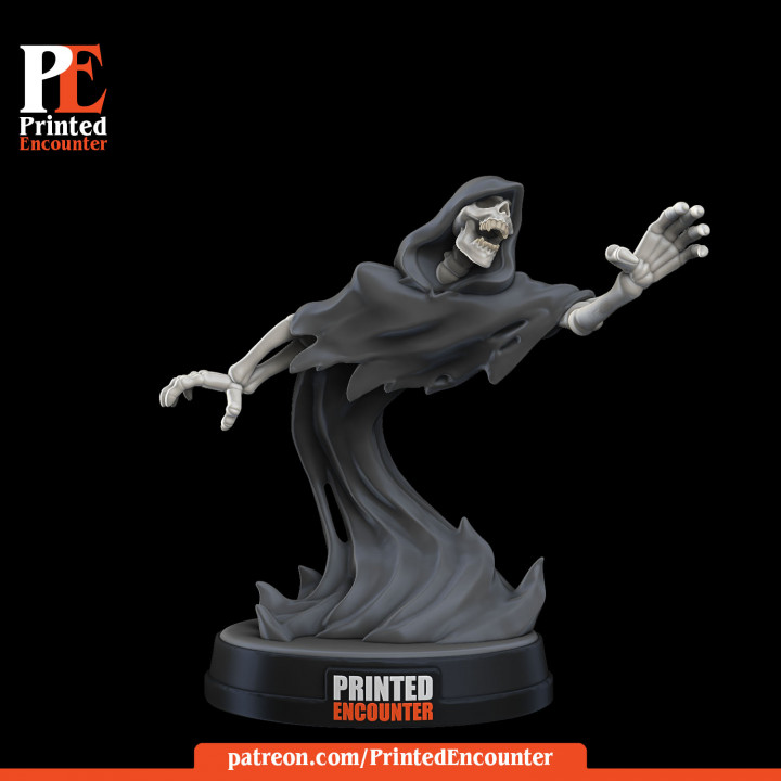 3D Printable Wraith / Ghost / Undead by Printed Encounter
