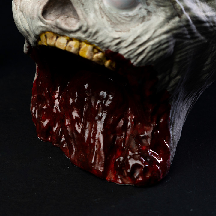 3D Printable Zombie Can Holder by Stlflix