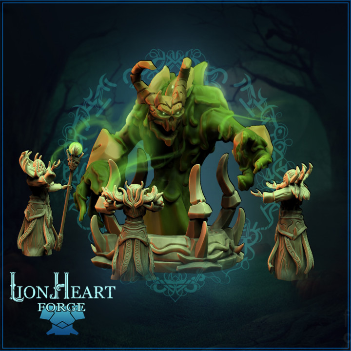 3D Printable Slime Beast cult by Lion Heart Forge