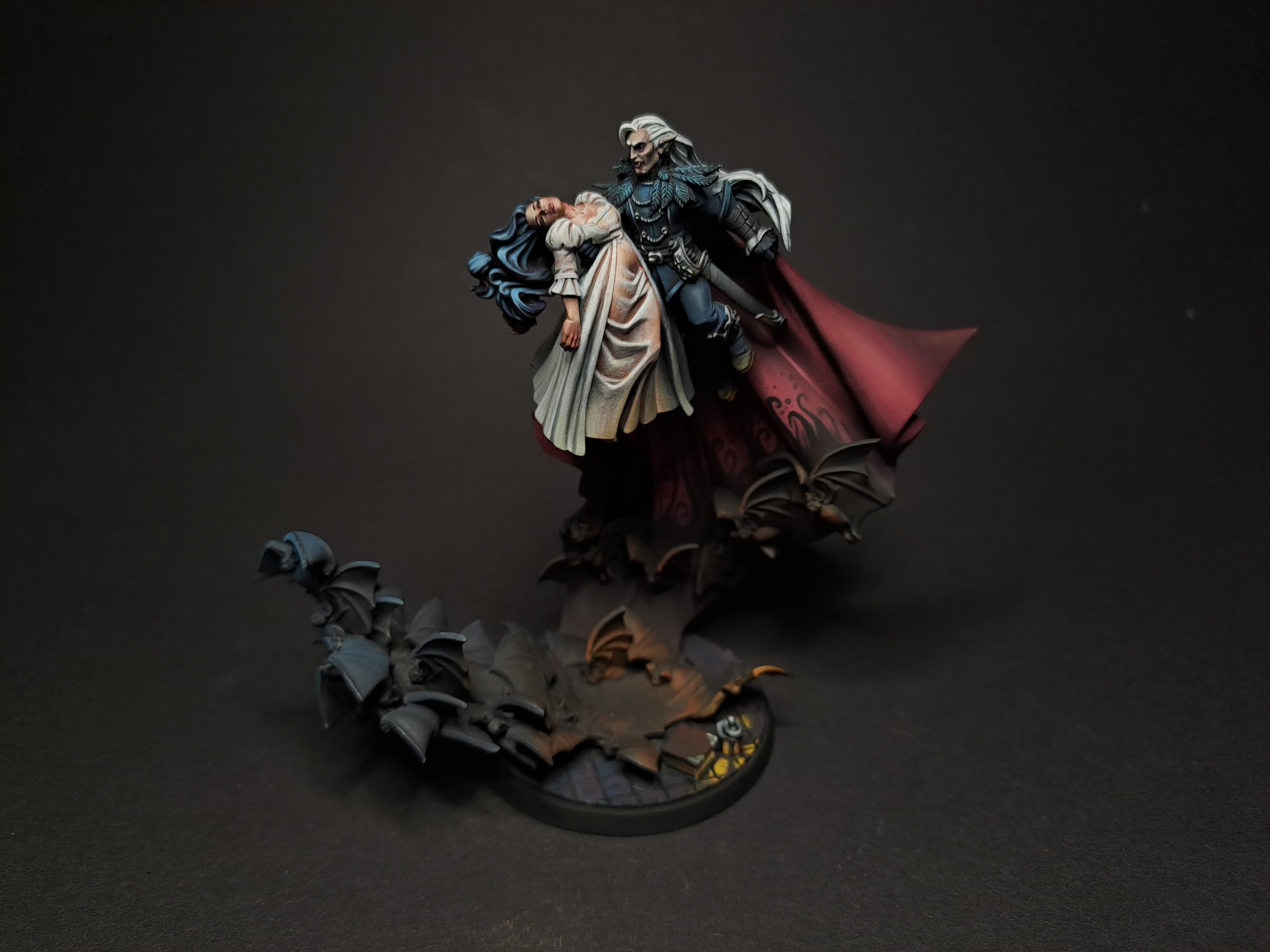 3D Printable Gravehaunt Vampires Count Sylvan Flying by Titan Forge ...