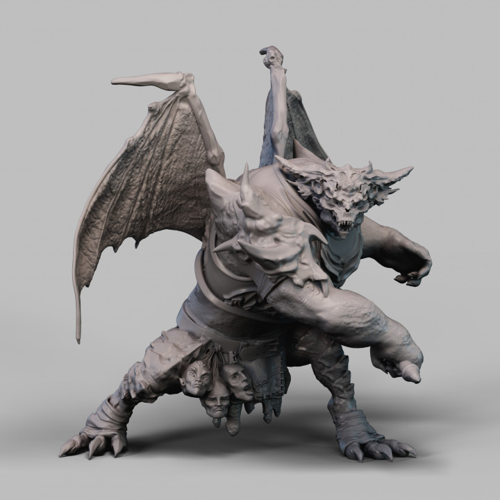 3D Printable Bel, once and again Lord of the First Circle of Hell by ...