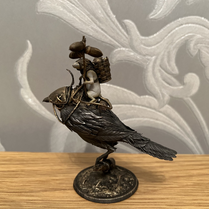 3D Print of Magpie Perch Mounted by Leek87