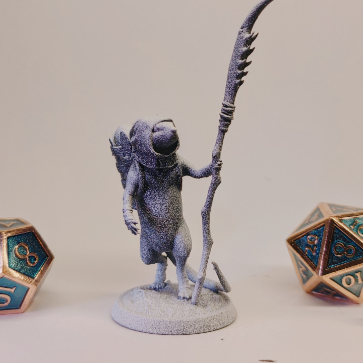 3D Print of Mouse Stick Farmer by Myaugav