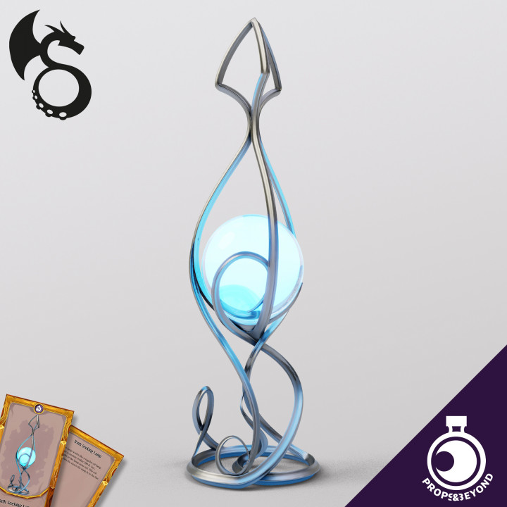 3D Printable Truth Seeking Lamp by Props&Beyond