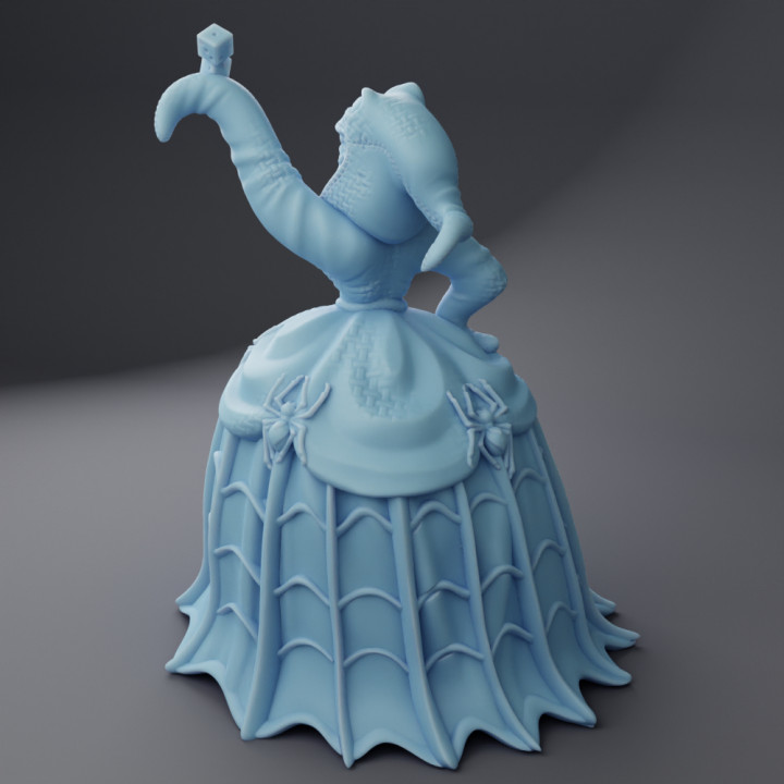 3D Printable Ms. Heeby Jeeby by Twin Goddess Miniatures