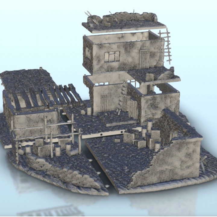3D Printable Desert modern headquarter - Modern WW2 Cold Era ...