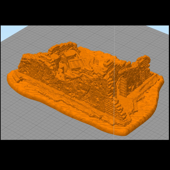 3D Printable Desert ruins with weapons cache - Modern WW2 Cold Era ...