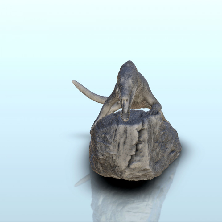 3D Printable Nothosauridae dinosaure (10) - High detailed Prehistoric ...