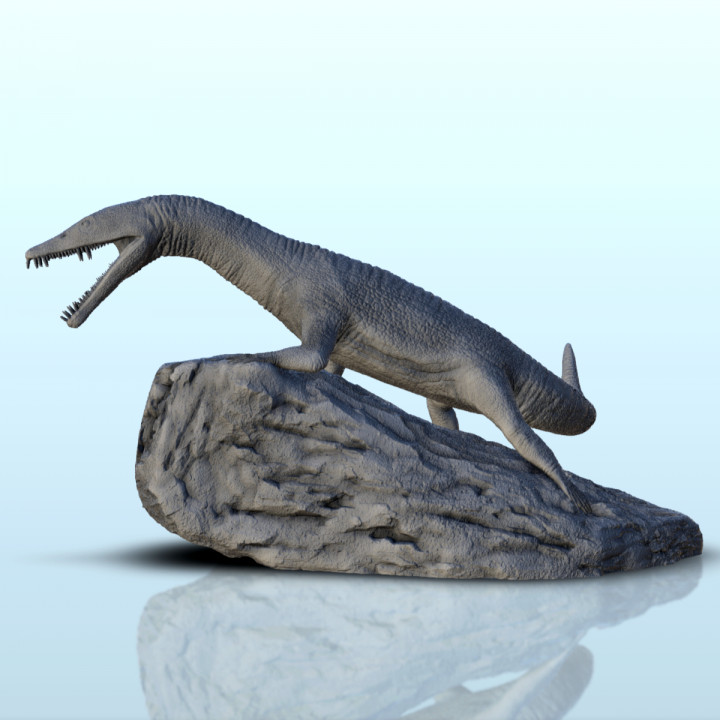3D Printable Nothosauridae dinosaure (10) - High detailed Prehistoric ...