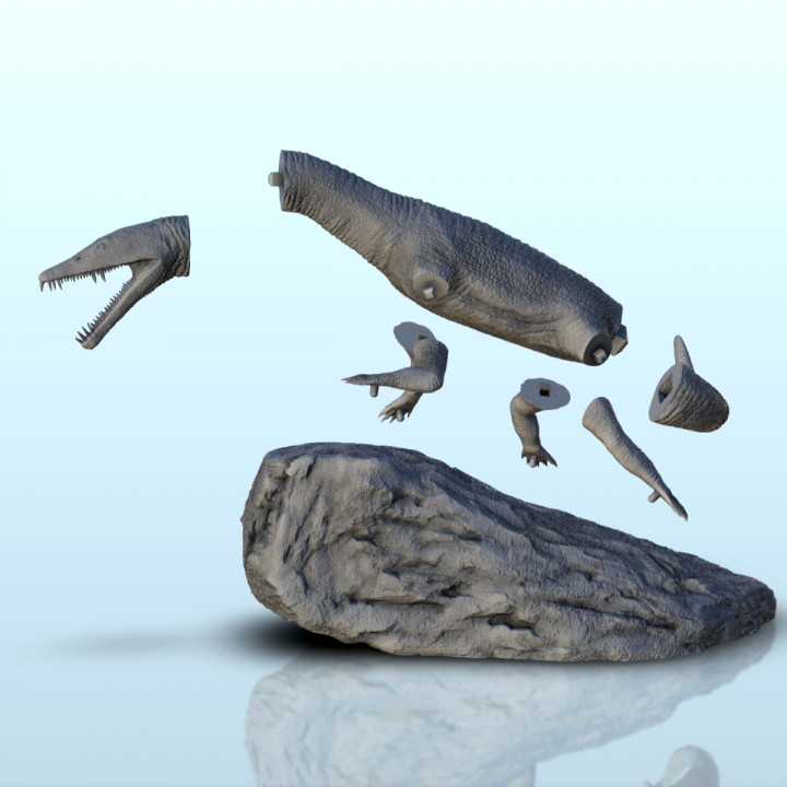 3D Printable Nothosauridae dinosaure (10) - High detailed Prehistoric ...