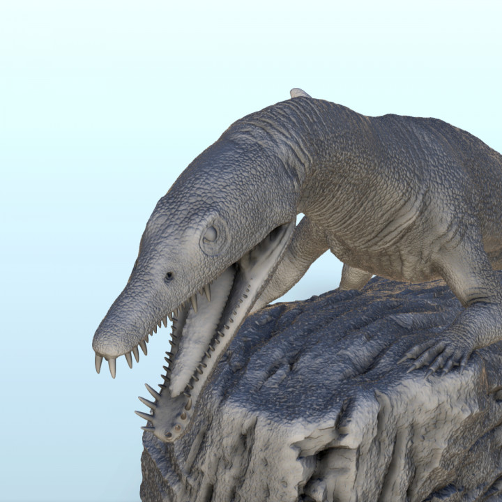 3D Printable Nothosauridae dinosaure (10) - High detailed Prehistoric ...