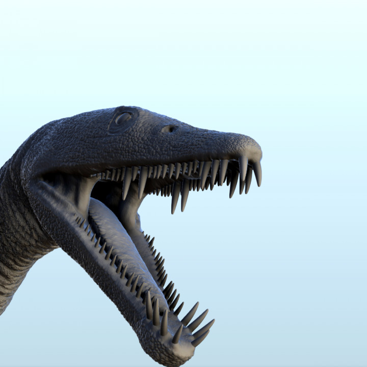 3D Printable Nothosauridae dinosaure (10) - High detailed Prehistoric ...