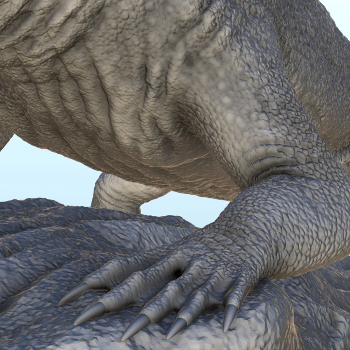 3D Printable Nothosauridae dinosaure (10) - High detailed Prehistoric ...