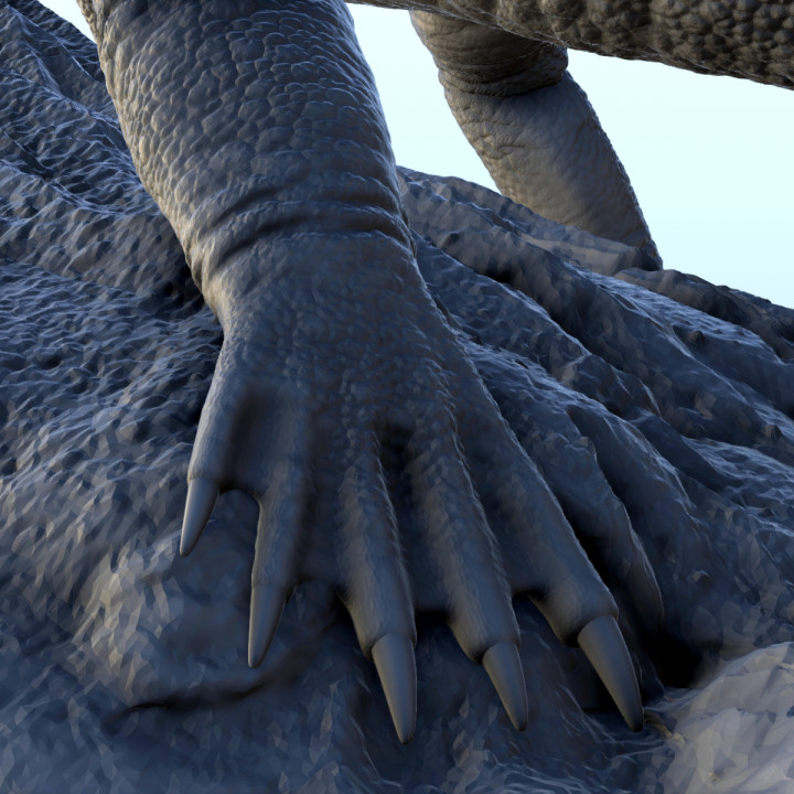 3D Printable Nothosauridae dinosaure (10) - High detailed Prehistoric ...