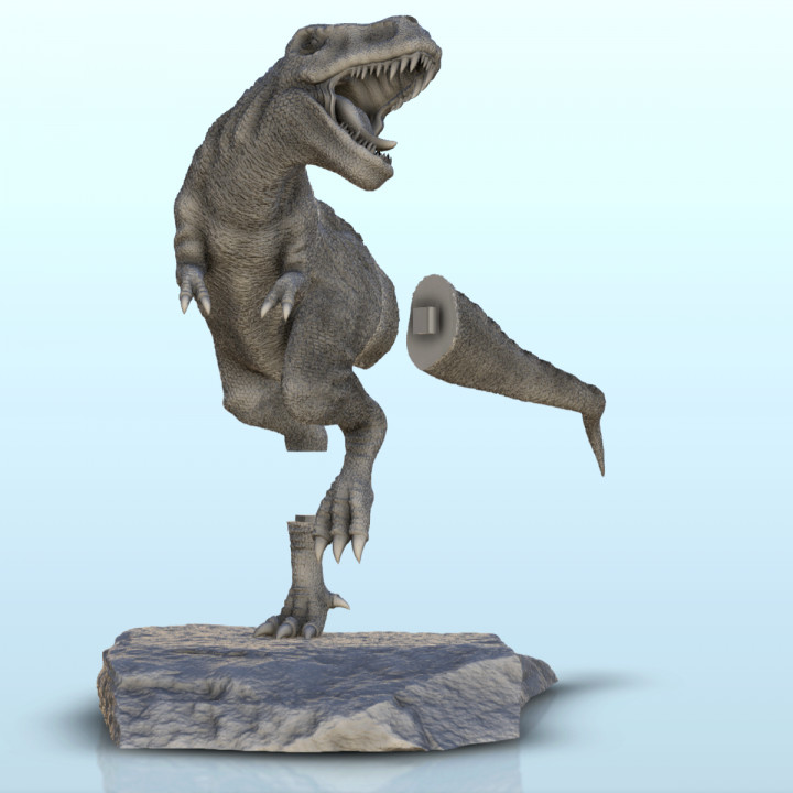 3D Printable T-Rex dinosaure (14) - High detailed Prehistoric animal HD ...