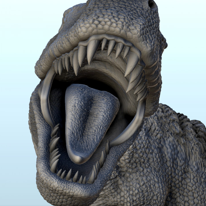 3D Printable T-Rex dinosaure (14) - High detailed Prehistoric animal HD ...