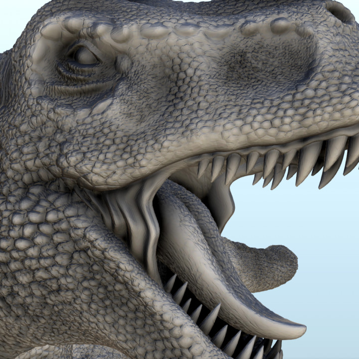 3D Printable T-Rex dinosaure (14) - High detailed Prehistoric animal HD ...