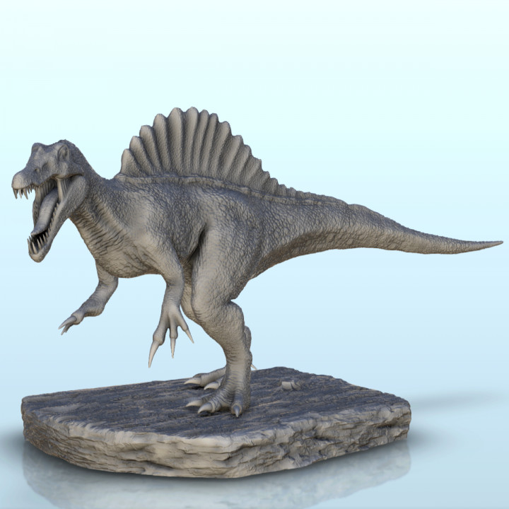 3D Printable Spinosauridae dinosaure (17) - High detailed Prehistoric ...