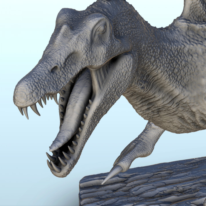 3D Printable Spinosauridae dinosaure (17) - High detailed Prehistoric ...