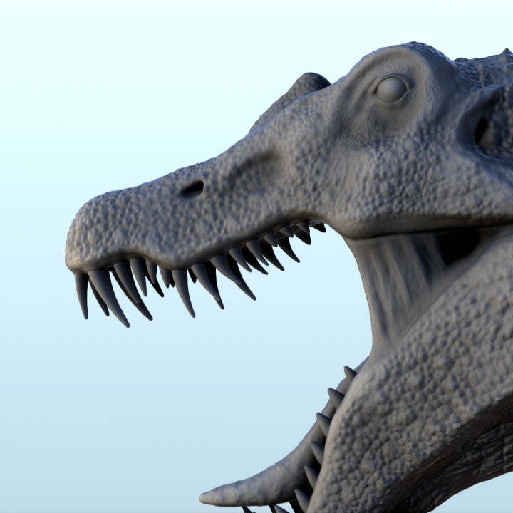 3D Printable Spinosauridae dinosaure (17) - High detailed Prehistoric ...